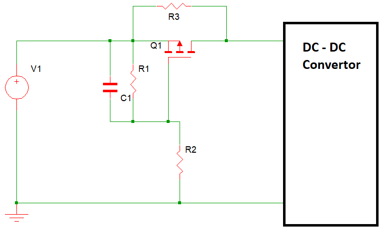 Methods to handle input inrush current of DC-DC convertors at start up