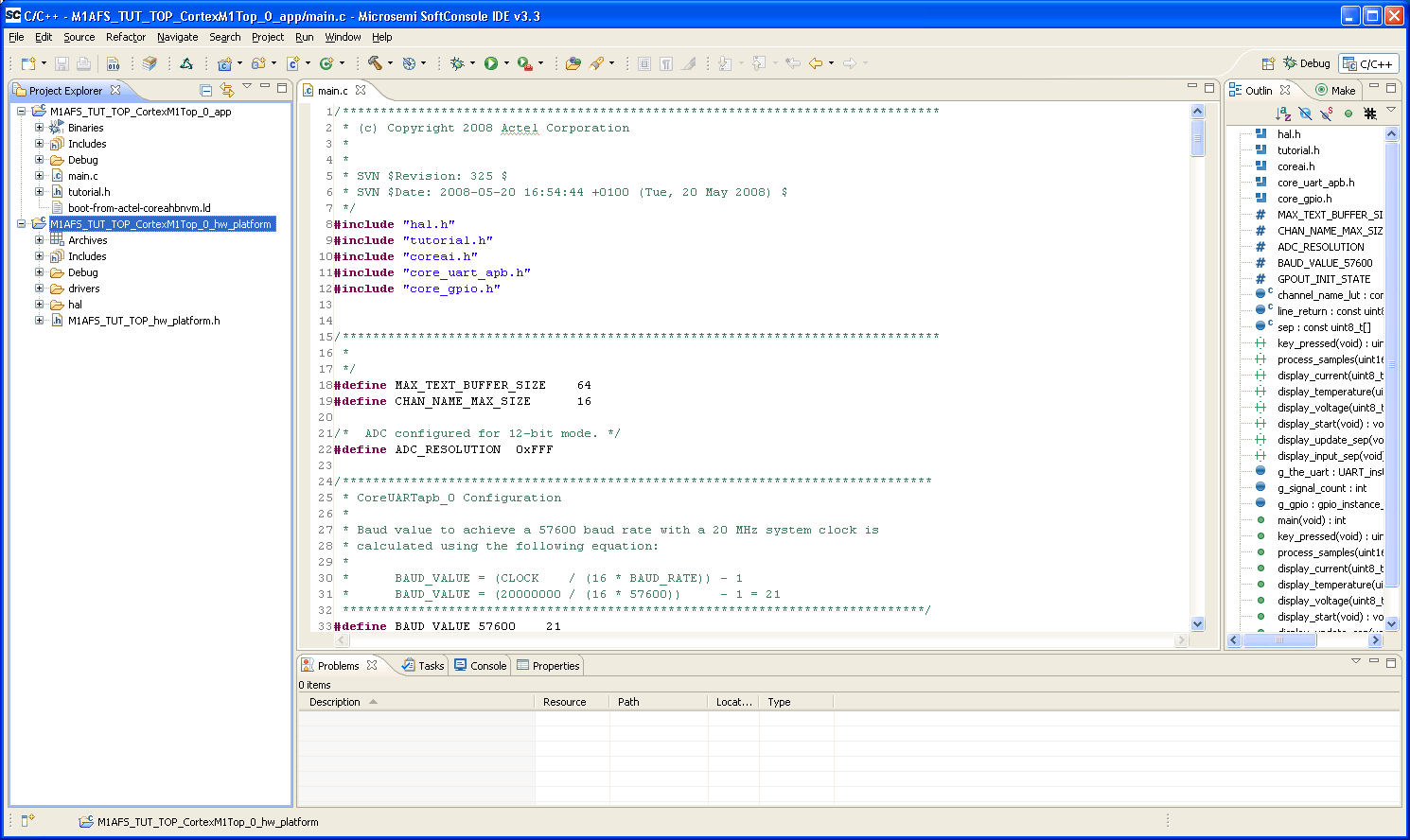 GNU C compiler settings hinders the process of debugging the design.