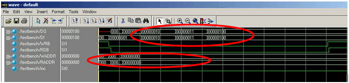 ProASIC and ProASICPLUS Asynchronous Read and Asynchronous Write to the ...