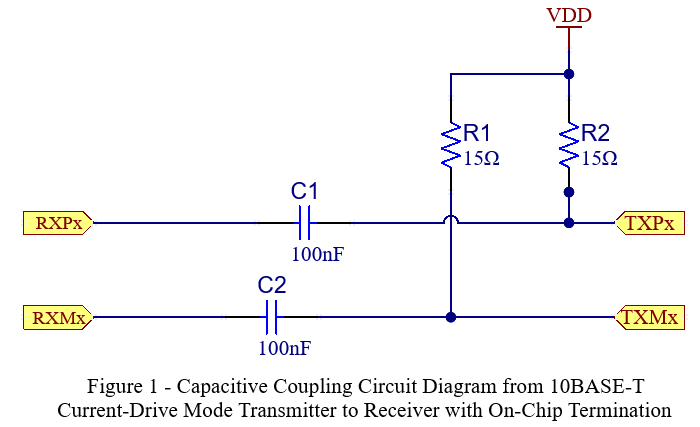 Capacitive Coupling Method for 10BASE-T Applications with Current-Mode ...