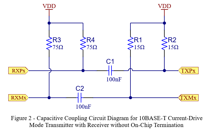 Capacitive Coupling Method for 10BASE-T Applications with Current-Mode ...