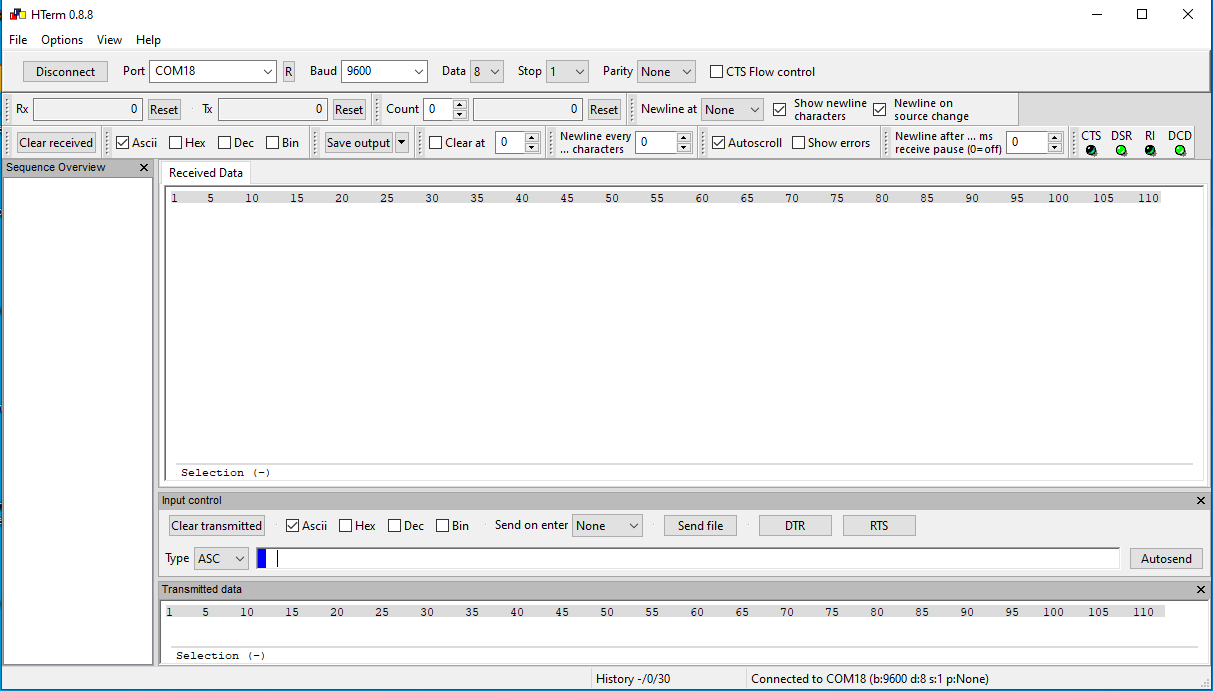 Validating PCI1xxxx UART Flow Control Signals within Windows