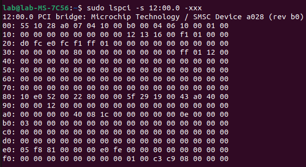 What is PCIe Config Space