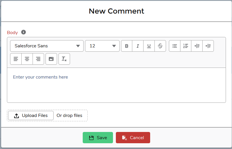 What are the features provided in Rich Text Comment?