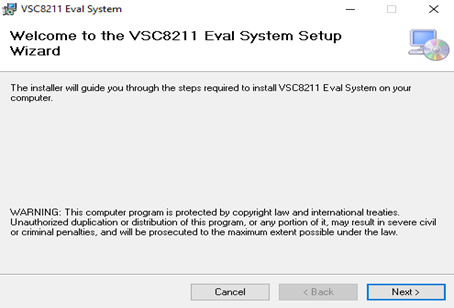 VSC8211 GUI Software