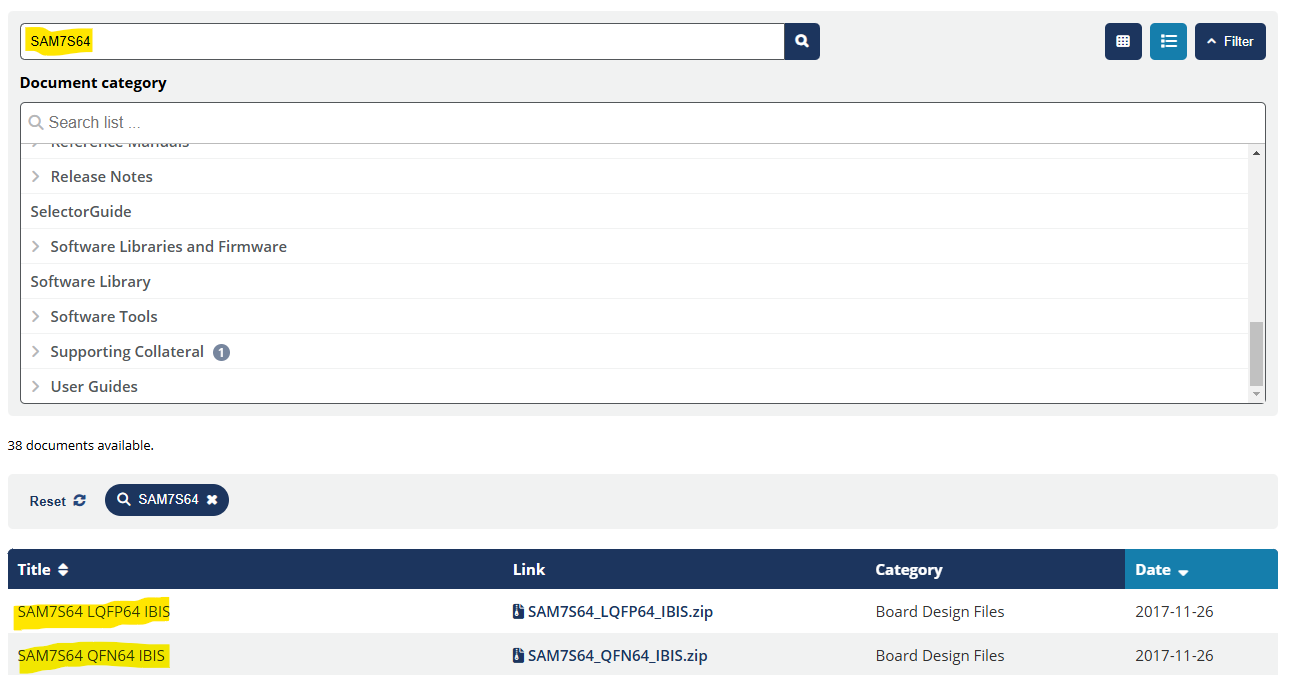 Rising/falling time of AT91SAM IOs