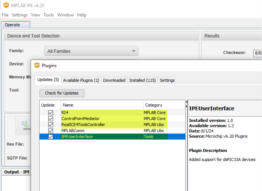 Programming and Debugging the dsPIC33A on MPLAB X IDE v6.20 and IPE v6.20