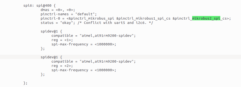 SAM MPU's - SPI Buses and its spidev drivers - SAMA5D2
