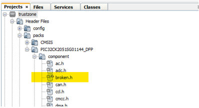 Project Group Entries Disappear in MPLAB X