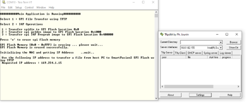 Resolving IP Address assignment failure in DG0635 SmartFusion2 IAP Demo ...