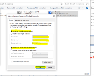Resolving IP Address assignment failure in DG0635 SmartFusion2 IAP Demo ...