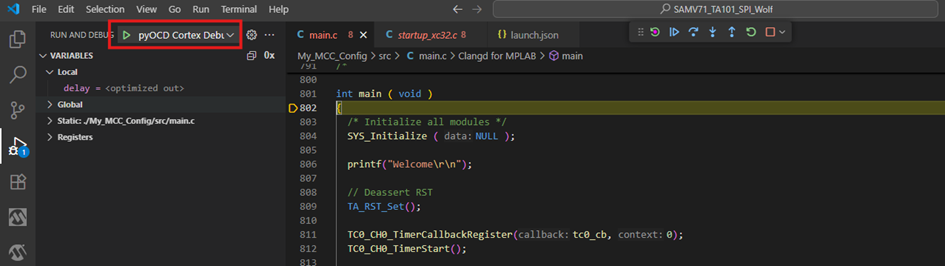 MPLAB-VS Code - Using Cortex-Debug and pyOCD tool